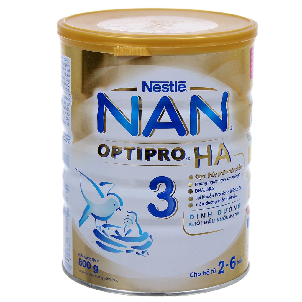 Hướng dẫn cách pha sữa Nestle NAN H.A chính xác