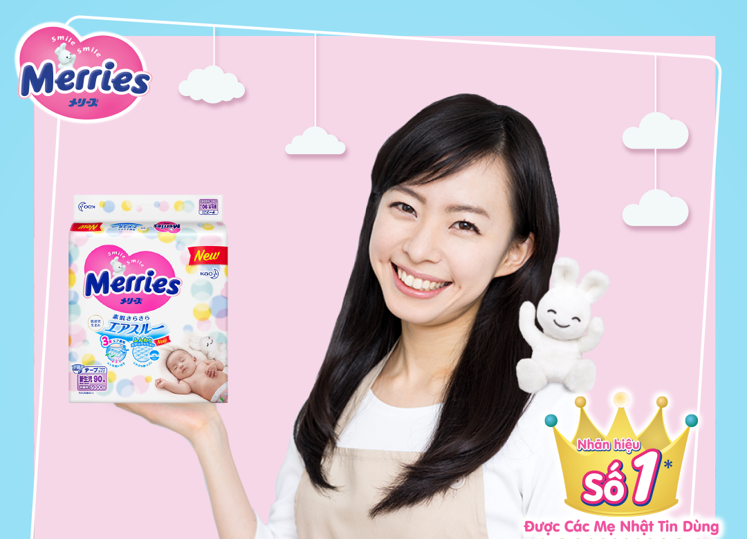 Review bỉm Merries Newborn nội địa chi tiết chân thật nhất