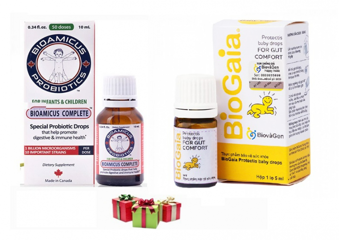 So sánh Bioamicus và Biogaia nên dùng men nào hơn?