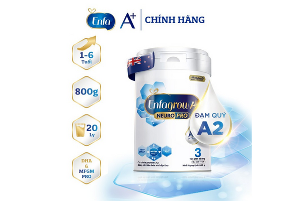 Khám phá giá trị dinh dưỡng tuyệt vời trong Enfa A2 NeuroPro