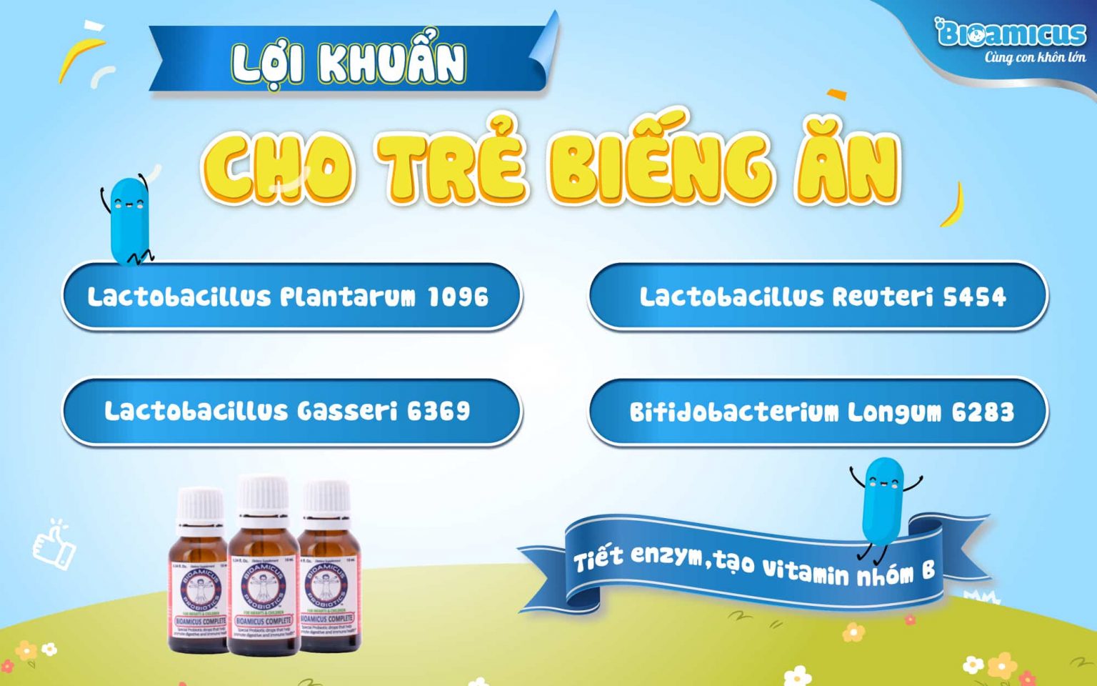 BioAmicus cho trẻ sơ sinh có tác dụng gì, dùng có bị biếng bú sữa?