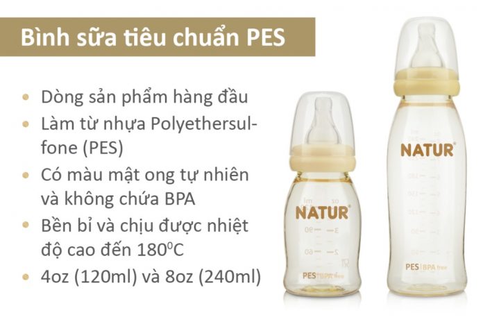 So sánh bình sữa nhựa PES và PPSU loại nào tốt hơn?