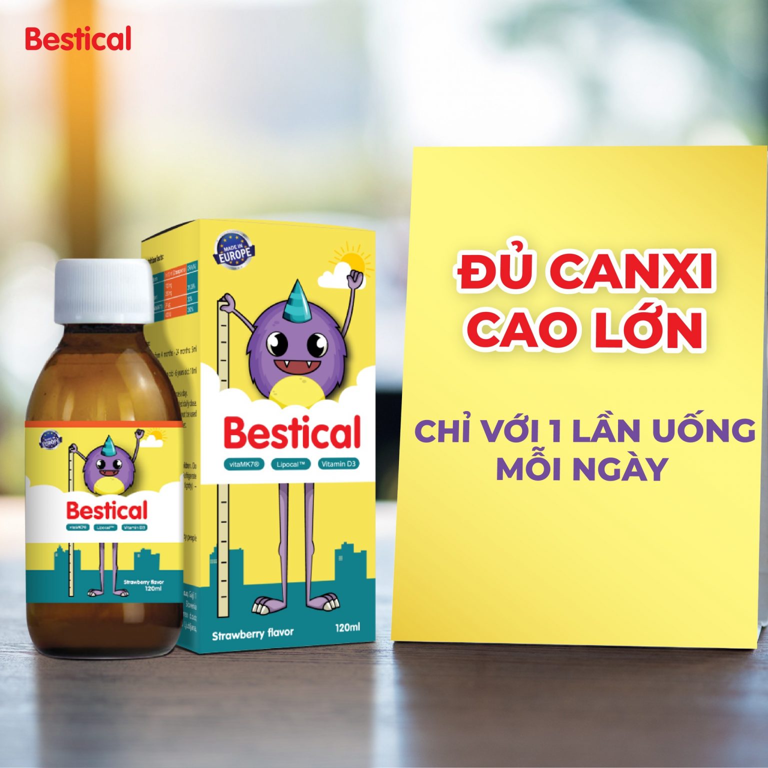 Canxi Bestical có phải là thuốc? Công dụng và liều dùng?