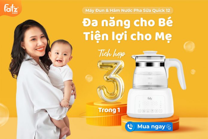 [Giải đáp] Bình đun nước pha sữa Fatz có mấy loại? Review từng dòng?