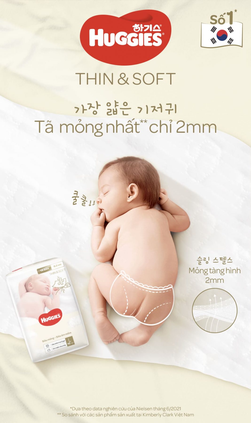 Review bỉm Huggies thin soft có tốt không? Cảm nhận từ hội mẹ bỉm