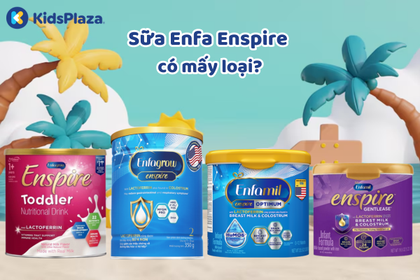 Sữa Enfa Enspire có mấy loại? Review chi tiết từng loại