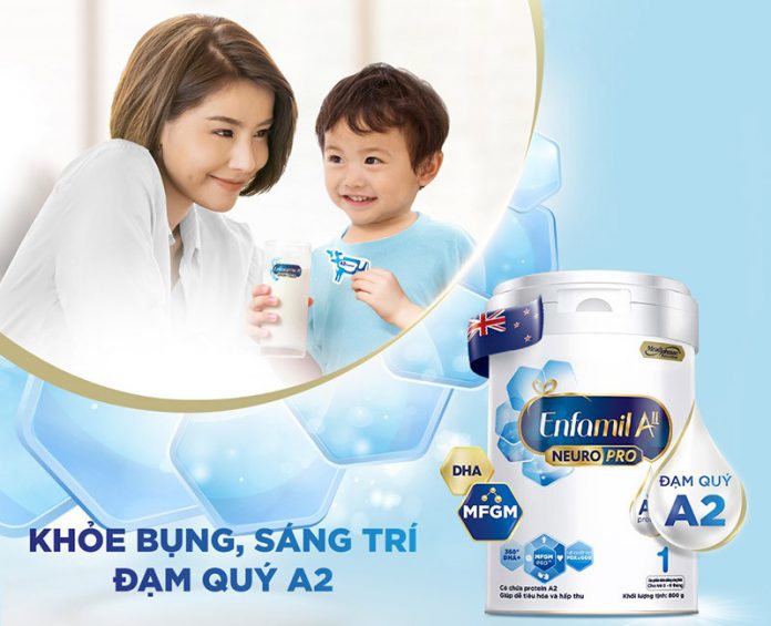 Sữa Enfa A2 có đường sucrose không?