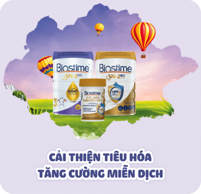 Khám phá sữa Biostime giá bao nhiêu? Địa chỉ mua hàng chính hãng
