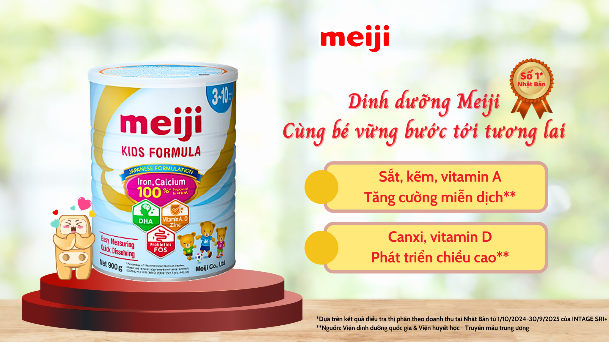 Meiji Kids Formula – Dinh dưỡng toàn diện cho trẻ từ 3-10 tuổi