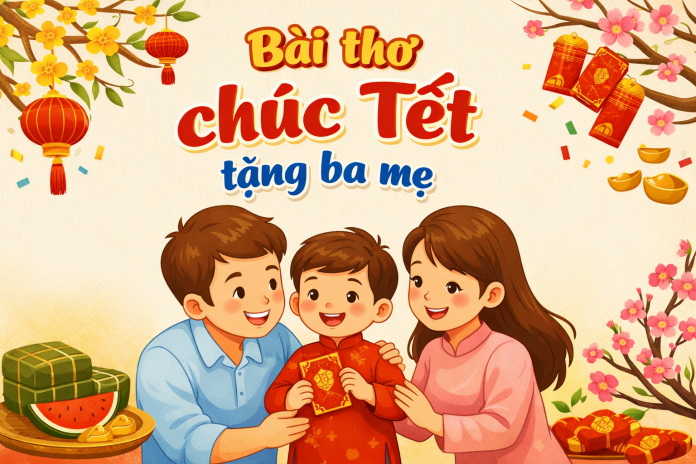 Tuyển tập 20+ bài thơ chúc Tết cho bé ngắn gọn, dễ học, dễ thuộc